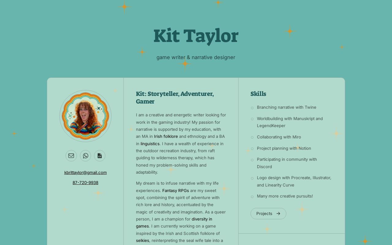 Kit Taylor Portfolio